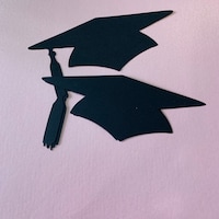 Choose Color and Size Graduation Hat Paper Die Cuts, Graduation Cap Cut ...