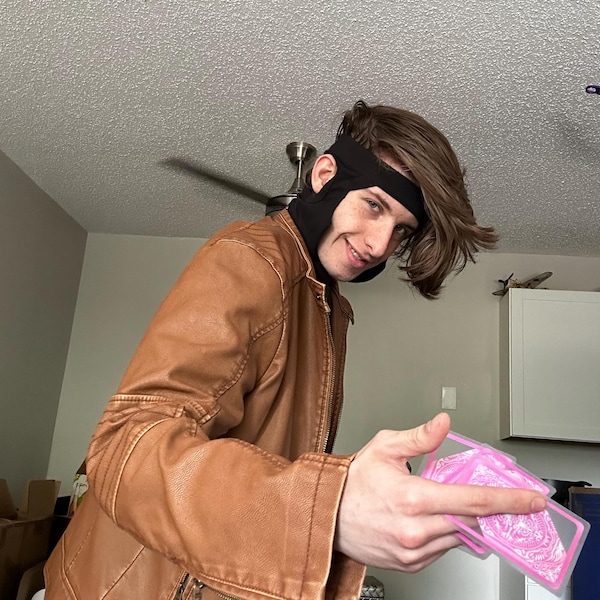 Black SUPER HERO BALACLAVA by Eyecon Cosplay - Super Hero Mask, Gambit ...