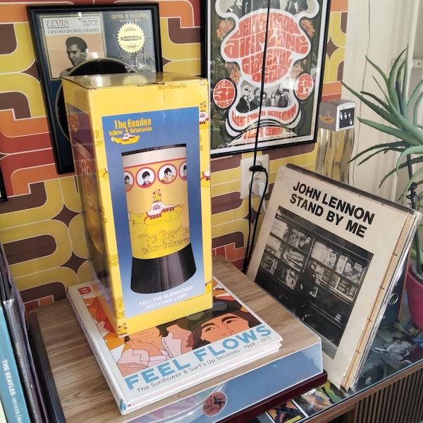 The Beatles Yellow Submarine Rotating Table Lamp - Etsy
