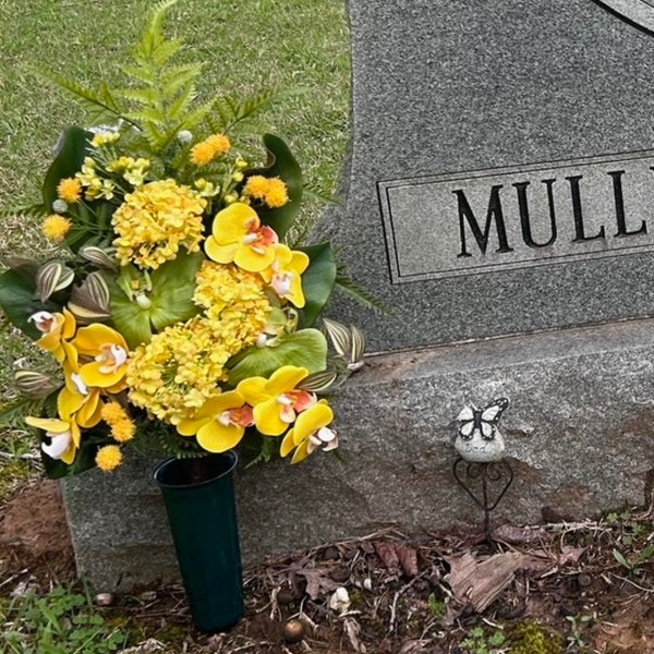 Mausoleum Floral Design, Crypt Niche Holder Arrangement, Grave Side ...