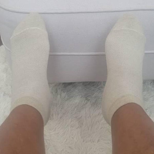 Organic Linen Socks (set of 2). Socks Women 2 Pairs. Casual Socks, Cute ...