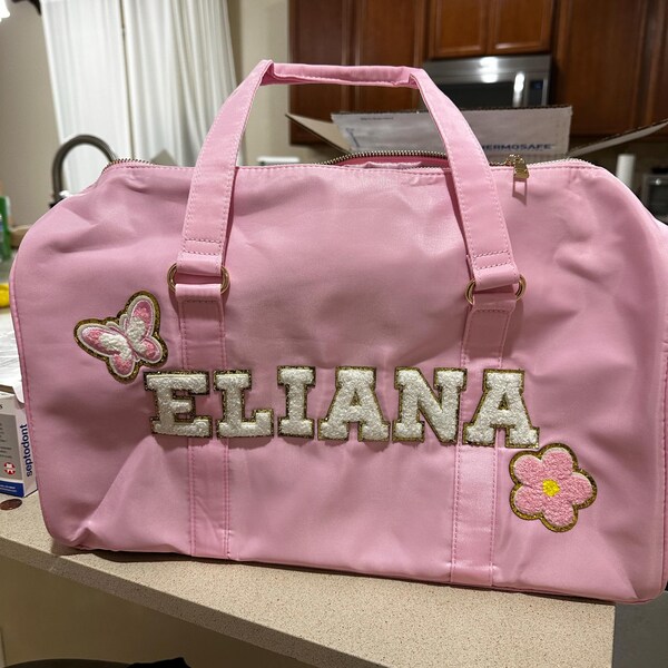 Personalized Lunch Bag Customizable Lunch Box Bag Nylon Chenille ...