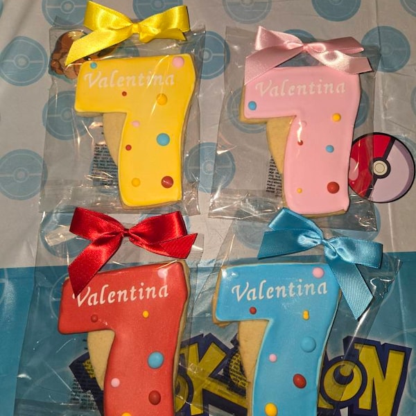 Birthday Cookies, Ages 1-9, Personalized (4" Size, Bowed) - Next Ship ...