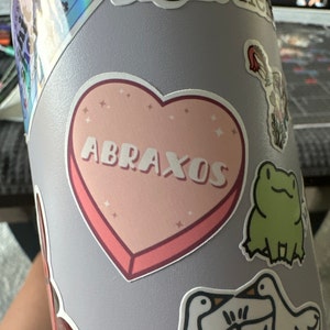 TOG Boys Candy Hearts Throne of Glass Stickers VINYL STICKER Sarah J ...