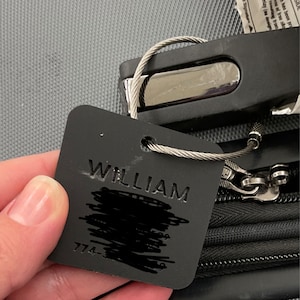 Small Lost and Found Keychain Contact Information Key Ring - Etsy