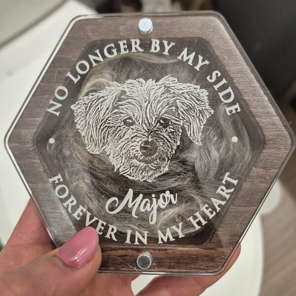 Bereavement Gift for Loss of Mother Lock of Hair Keepsake, Small ...