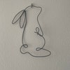 Wire Rabbit | Wire Wall Art | Bunny | Wire Animal | Home Decor ...