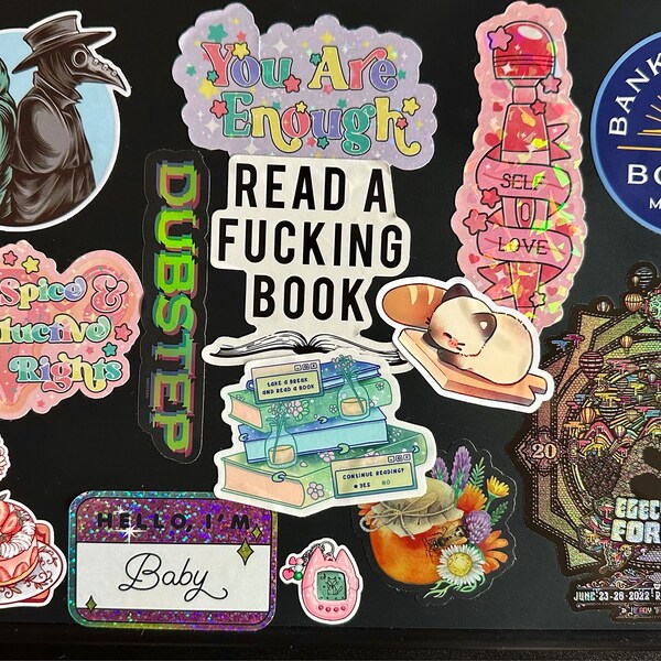 HOLOGRAPHIC Dubstep Sticker, Rave Sticker, EDM Sticker!! - Etsy