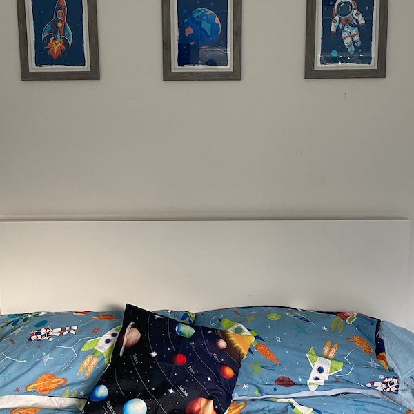 Space Exploration Solar System Educational Wall Art Poster Print A4 and ...