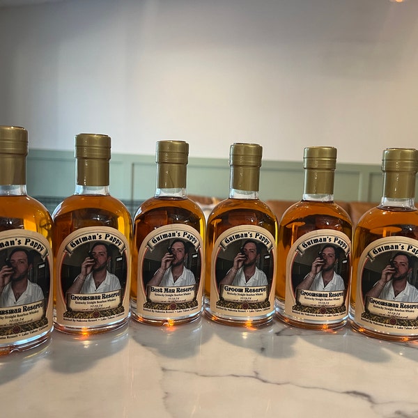 Personalized Pappy Van Winkle Label Bottle | Custom Pappy Van Winkle ...