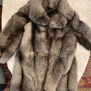 Crystal Fur Waist Length Jacket Fox Fur Jacket Fox Fur | Etsy