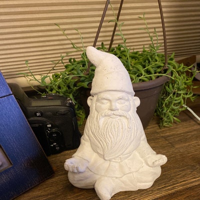 Buddha Gnome Statue Namaste Garden Home Decor - Etsy