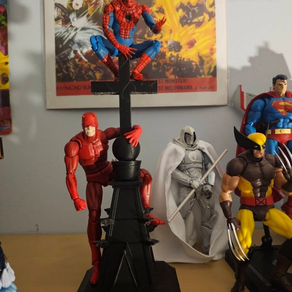 Cross Base Diorama for 1/12 Scaled Figures Unpainted - Etsy