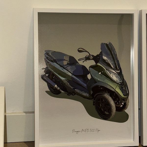 BMW R1200GS Motorbike Freehand Sketch for DOWNLOAD Wall Art Digital ...