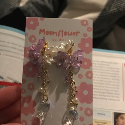 Tulip Necklace, Flower Necklace, Floral Necklace, Tulip Jewelry, Tulip, Flower Jewelry, Gift for ...