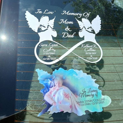 In Loving Memory Car Sticker Loss of Loved One Memorial Personalized ...