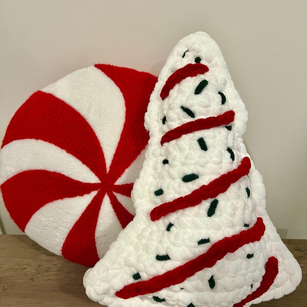 Christmas Tree Cuddler Crochet Pattern by Sheepish Stitches | Christmas ...