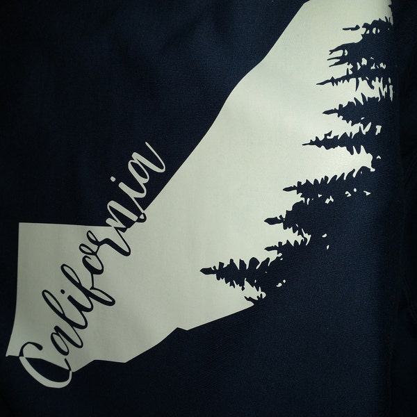 Digital File - Washington State Silhouette With Tree Line - Cut File ...