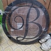 28 Inch Circle Monogram Metal Sign 28 Inch-round Monogram Metal Sign ...