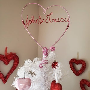 Heart Tree Topper Set of 2 | Etsy