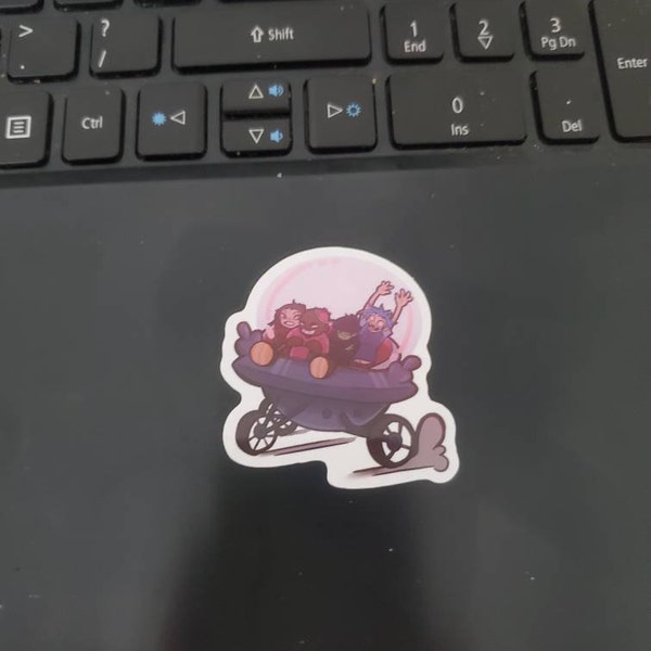 Gorillaz Inspired Tranz Noodle Sticker - Etsy