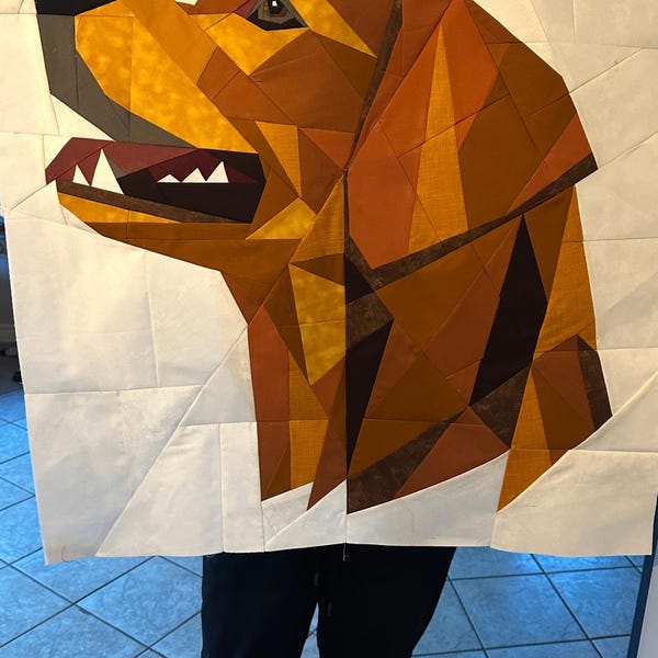 Owl Quilt Pattern: FPP Animal Patchwork Design (PDF Pattern) - Etsy