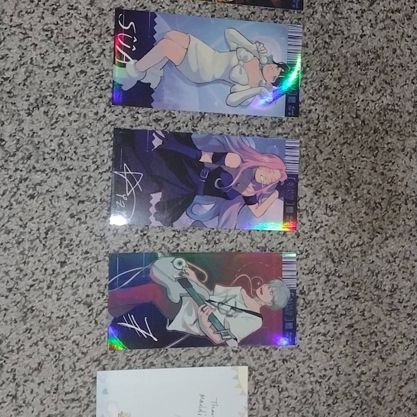 ALIEN STAGE ALNST Holographic Bookmarks/tickets - Etsy UK
