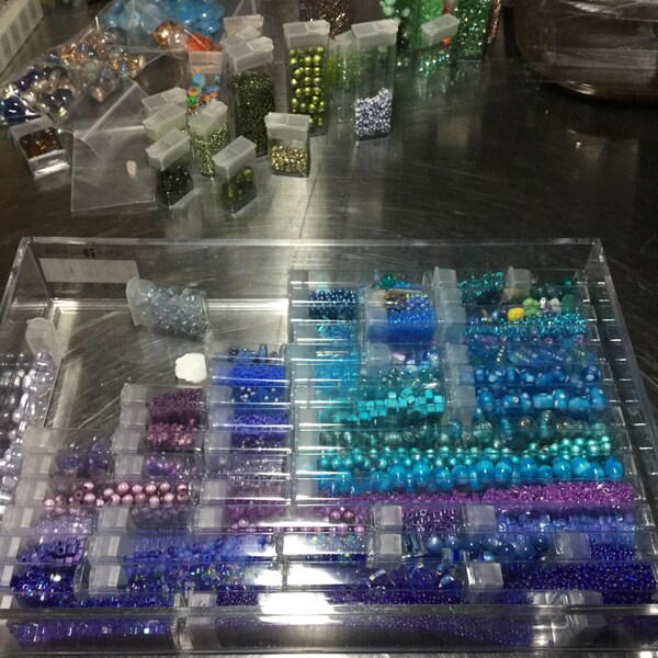 32 or 50 Pack 3" Clear Flip Top Containers - Seed Bead Storage, Candy ...