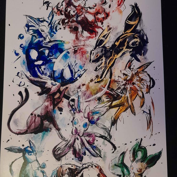 Fanart Print Final Fantasy X Bahamut Ink Fan Art - Etsy UK