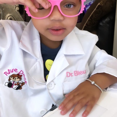 Toddler Lab Coat With Personalized Embroidery and Embroidery Design - Etsy