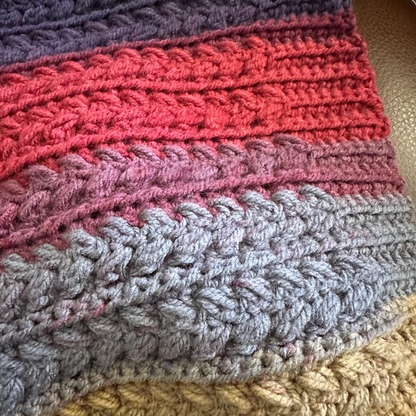 CROCHET PATTERN + VIDEO Cozy Braided Wheat Stitch™ Crochet Blanket ...