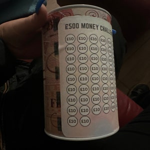 100 Kids Teenage Money Box Tin Sticker Kids Saving Money - Etsy UK