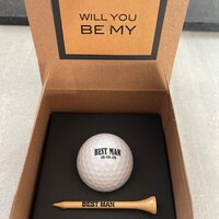 Groomsmen Proposal, Golf Ball Proposal, Groomsmen Golf Gift, Best Man ...