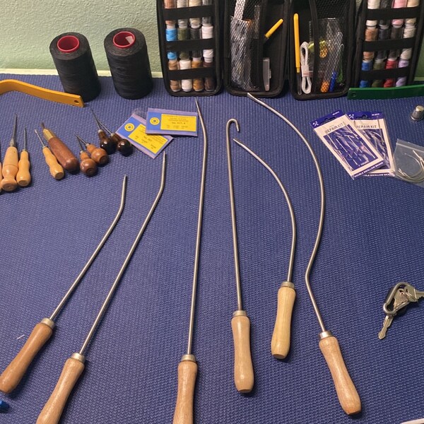 Flocking Irons / Saddle Fitting Tools - Sickle-shaped Flocker - Etsy