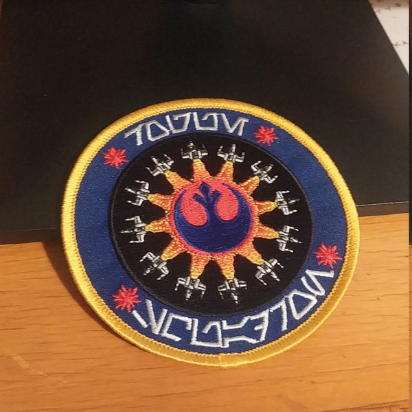 Star Wars X-wing Rogue Squadron "classic" 4" Patch in Aurebesh Rogue ...