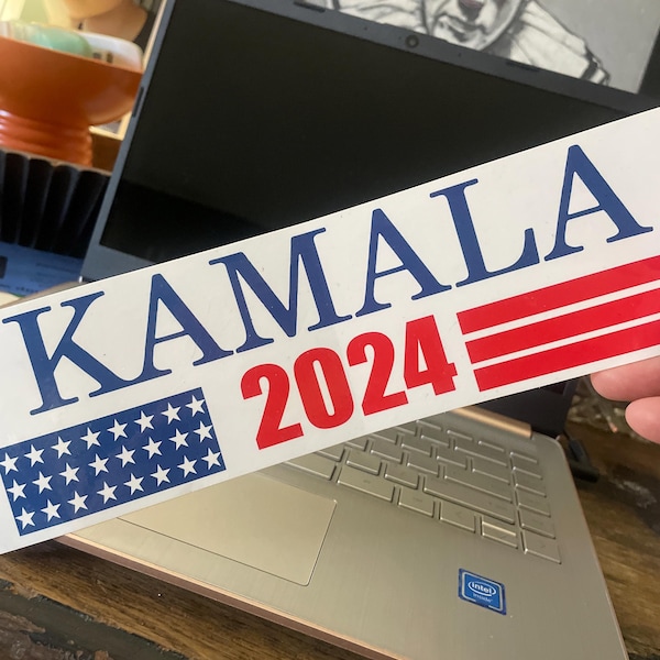Kamala Harris 2024 Bumper Stickers (2 Stickers) - Etsy