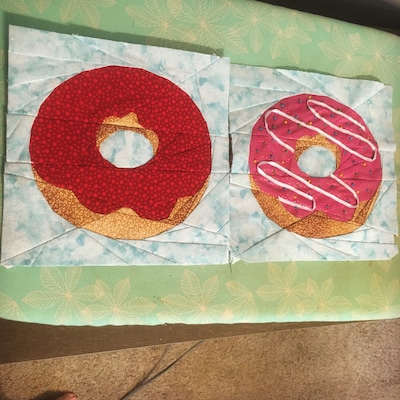 Doughnut Foundation Paper Piecing Pattern FPP, Quilt Block, PDF Pattern ...