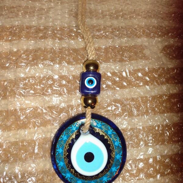 EVIL EYE Hanger/glass Hanger/turkish Style Wall Décor - Etsy