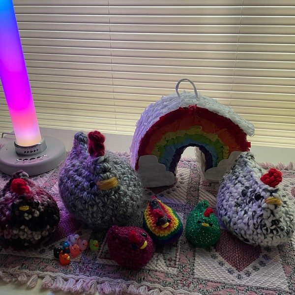 Puddin' Chicken, Amigurumi, Crochet, Chicken - Etsy