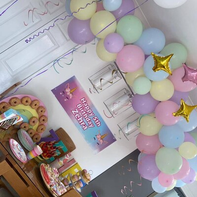 Rainbow Donut Wall, Pastel Donut Wall, Birthday Donut Cake Stand, Girls ...