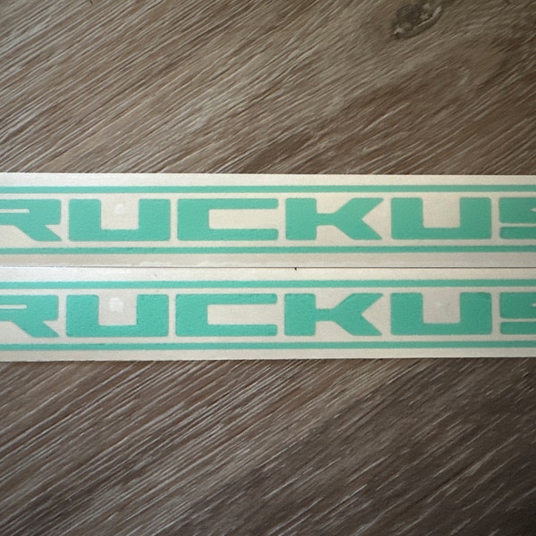 Ruckus Logo Vinyl Decal Car Window Bumper Sticker (2x) Select Color ...