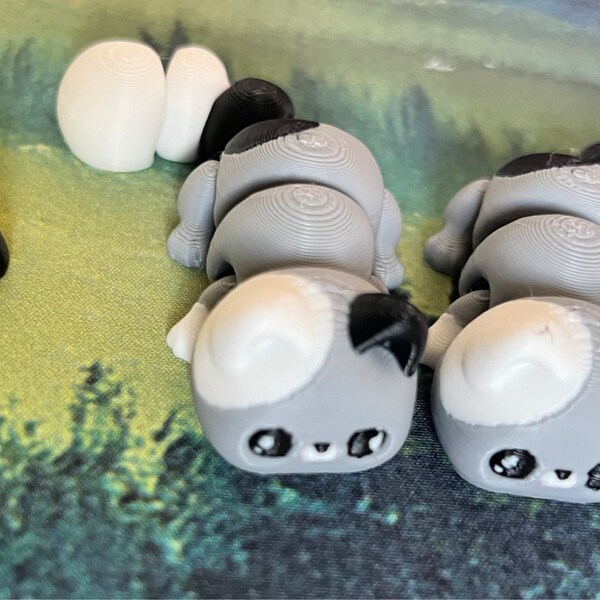 Cute Flexy Kitty Fidget Toy - 3D Printed Desk Accessory, Stress ...