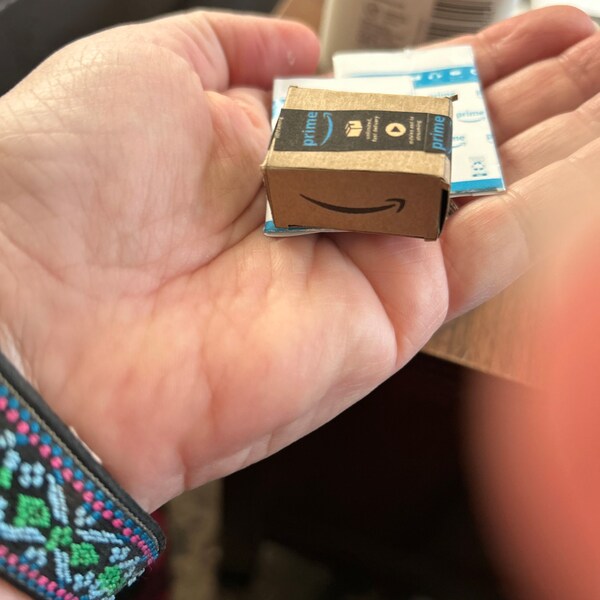 Mini AMAZON BOX 1:6 Template, Instant Download Printable Packages ...