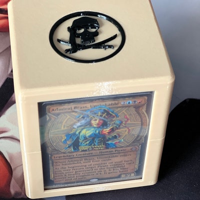 MTG EDH Commander Deck Box W/ Toploader Slot for Stanley Tool Box ...