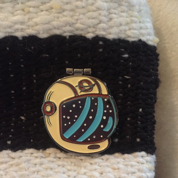 Melted Astronaut Enamel Pin - Etsy