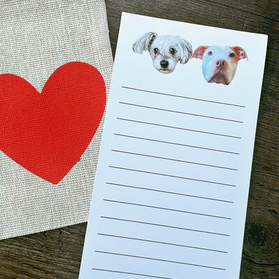 Custom Dog Notepad, Personalized Dog Notepad, Custom Pet Notepad ...