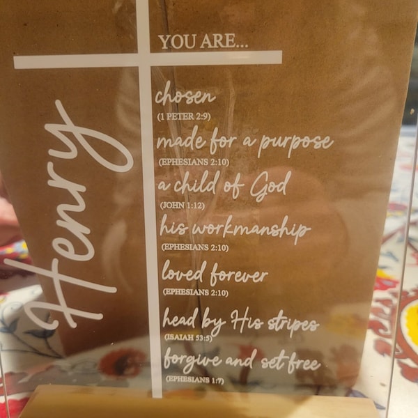 Bible Verse Led Light, Custom Led Night Light, Bible Night Light ...