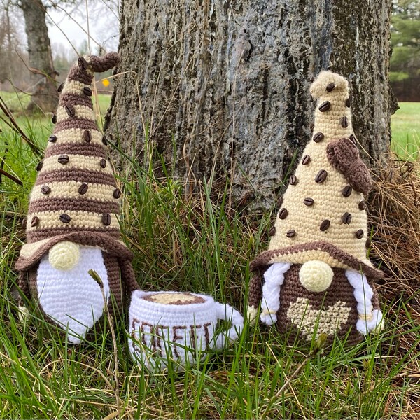 Coffee Gnomes: Crochet Amigurumi Pattern for Cozy Decor - PDF Download ...