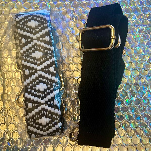 Customizable Beaded Crossbody Purse Strap, Beaded Bag Strap, College ...