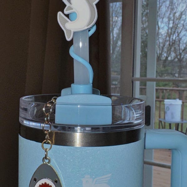 Tumbler Charm - Checkered Heart - Handle Charm - Stanley - Hydrojug ...